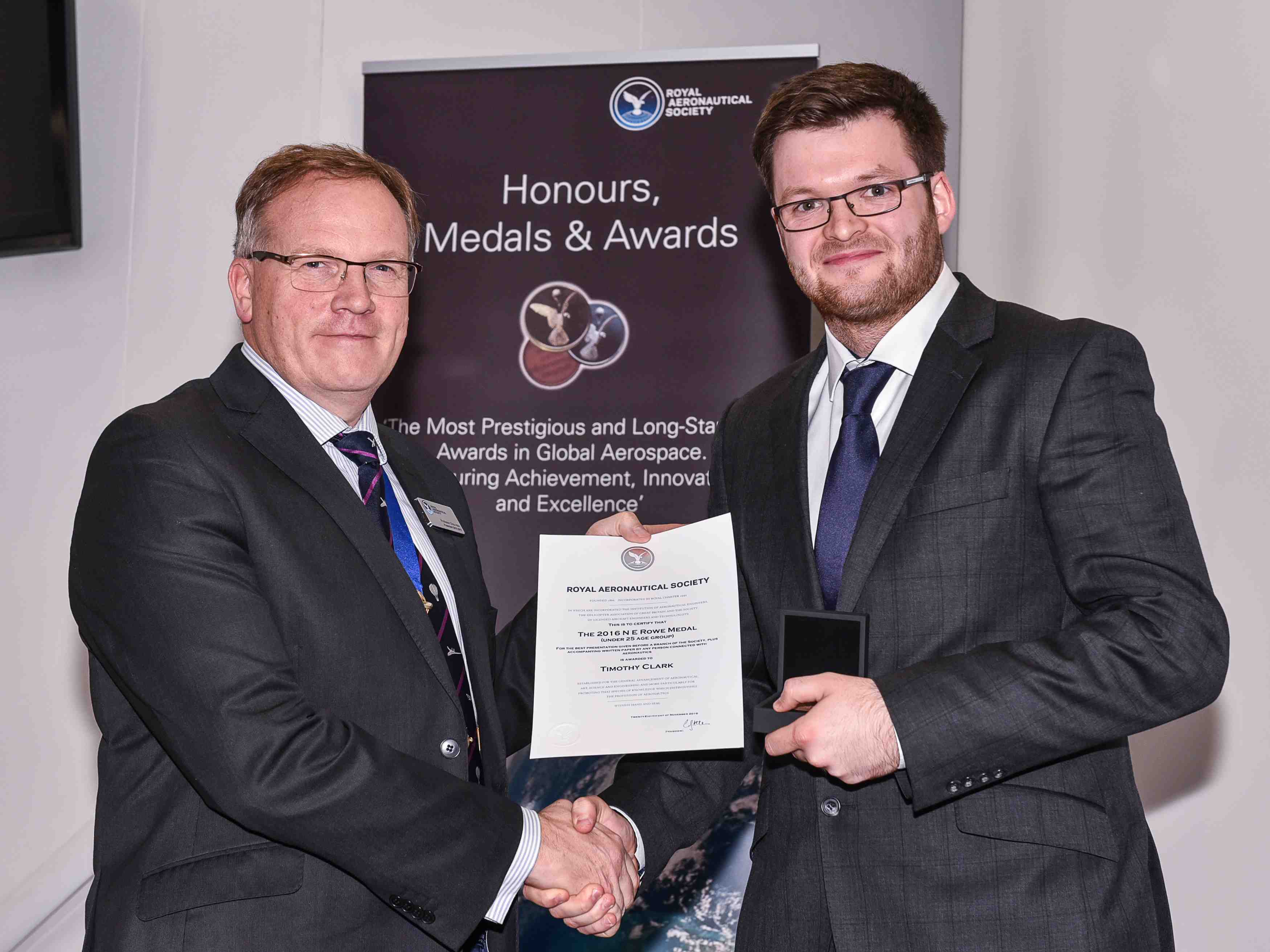 Tim Clarke - Winner of RAeS Young Person’s NE Rowe Award - RAeS ...